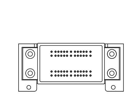 China 6540 52P Pogo Pin signal connector male contact dual array on ...