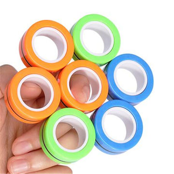 China Magnetic bracelet ring Stress Relief Magic decompression toys ...