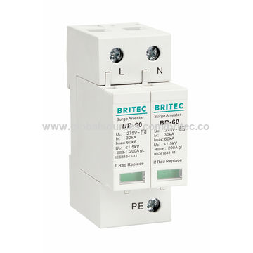 China Low voltage surge protector class 2 three pole surge protection ...