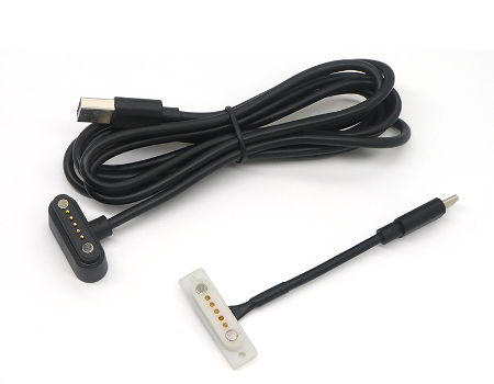 USB 2.0 AM To Gold Plated Signal Pin Spring Loaded Connact Pogo Pin ...