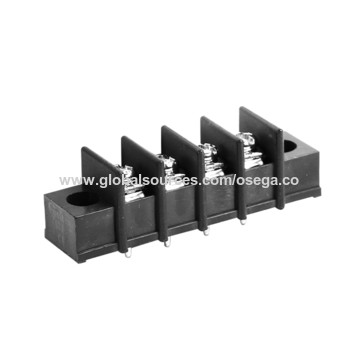 China Dual row 2 3 4 position screw mounting distribution barrier strip ...
