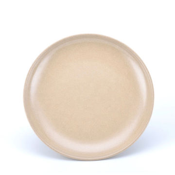 China Rice husk plates round 100% biodegradable rice husk fruit plate ...
