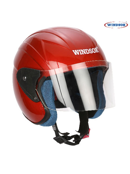 India Windsor Lovely Open Face Navi Helmet With Clear Visor Comes With ...