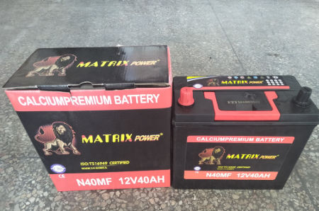 China N40MF 12V/40Ah Maintenance-free Lead-acid Storage Battery Auto ...