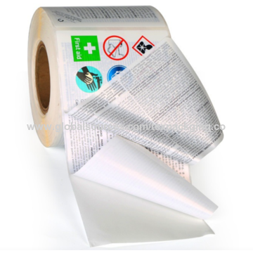 China Roll Private Packaging Label Custom Printing Vinyl gold foil ...