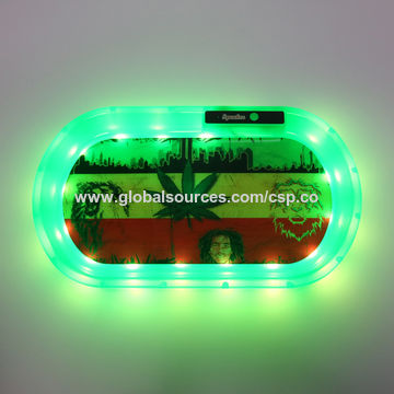 China LED Weed mini Roller Acrylic Plastic Led Glow Tobacco Bluetooth ...