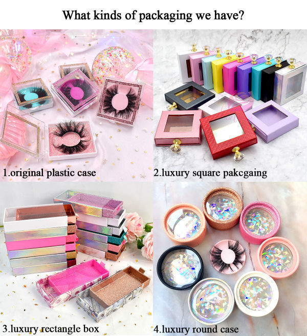 China Private label mink eyelash packaging box custom logo magnetic ...