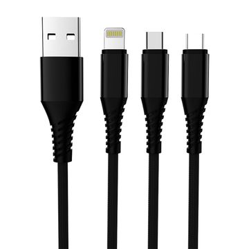 China Custom jacket and shell usb-A to lightning C94 connector cable ...
