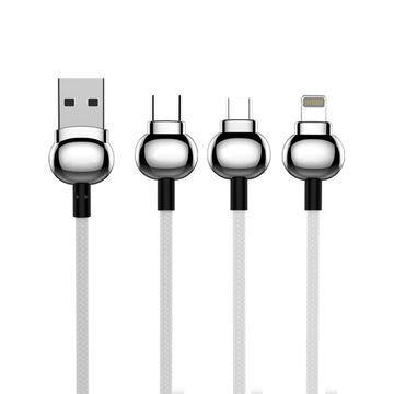 China Custom jacket and shell usb-A to lightning C94 connector cable ...