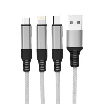 China Custom jacket and shell usb-A to lightning C94 connector cable ...