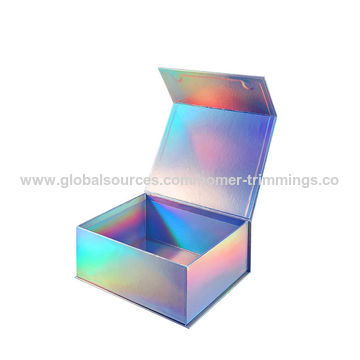 China Custom printed iridescent cosmetic packaging boxes on Global ...