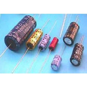 Taiwan M.D.L. 400uF 100V NP(BP) Axial Aluminum Electrolytic Capacitors ...