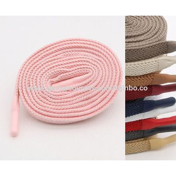 China Flat polyester shoelaces draw cord rope, hoodie string, hoodie ...
