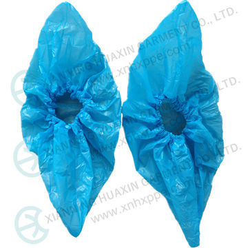 China Disposable CPE machine made elastic cuff shoe cover on Global ...