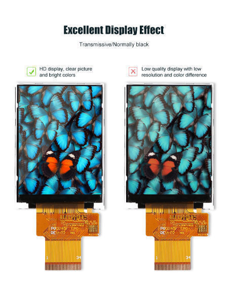 China Kingtech 2.4inch 240x320 resolution display driver board touch ...