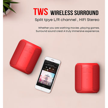 China OZ-E100 Portable Speaker Waterproof Bluetooth Speaker Outdoor Subwoofer Bass Wireless ...
