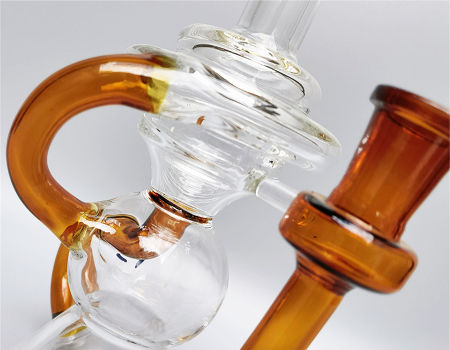China 9 Inch Bubble Collector Glass Chimney Wholesale Smoking Water ...