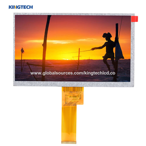China Kingtech 7 inch display 1024x600 high brightness display driver ...