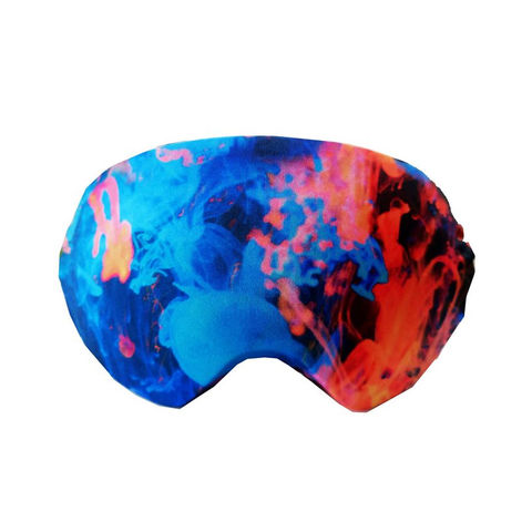 China Stretchy Fabric Custom Printed Snowboarding Ski Goggle Cover on ...