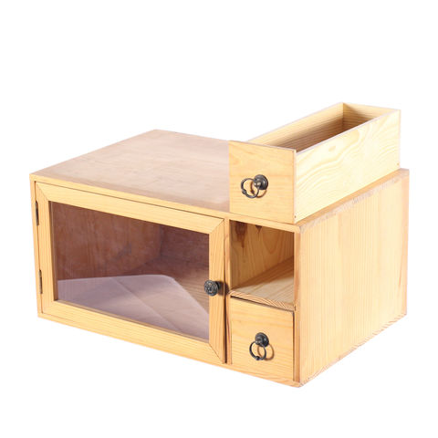 China Bread Box with Window Wall Mounted Bread Storage for Kitchen ...