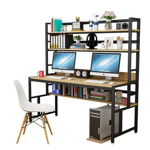 China Double person computer table wooden stidy table designs double ...