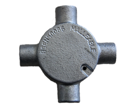 China Circular boxes tee malleable galvanized Conduit circular box 3 ...
