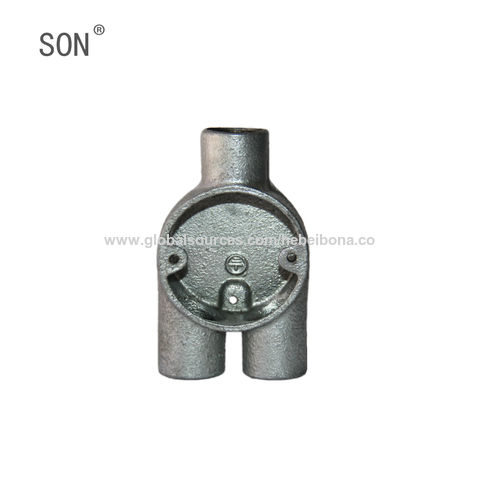 China Circular boxes tee malleable galvanized Conduit circular box 3 ...