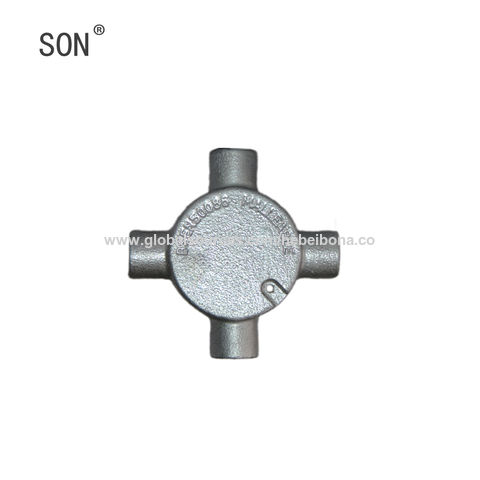 China Circular boxes tee malleable galvanized Conduit circular box 3 ...