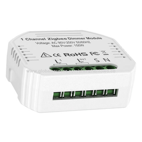 China Smart Home 1.5A 1-Way Zigbee Intermediate Dimmer Switch Module ...