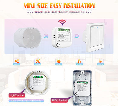 China Smart Switch Module Tuya zigbee DIY Switch Support 2 Way Control ...