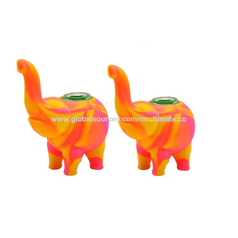 China Elephant Cartoon Animal Smoking Tobacco Pipes Shisha Hookah Smoke ...