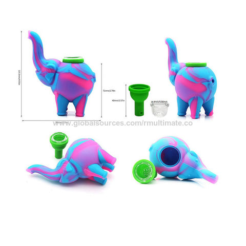 China Elephant Cartoon Animal Smoking Tobacco Pipes Shisha Hookah Smoke ...