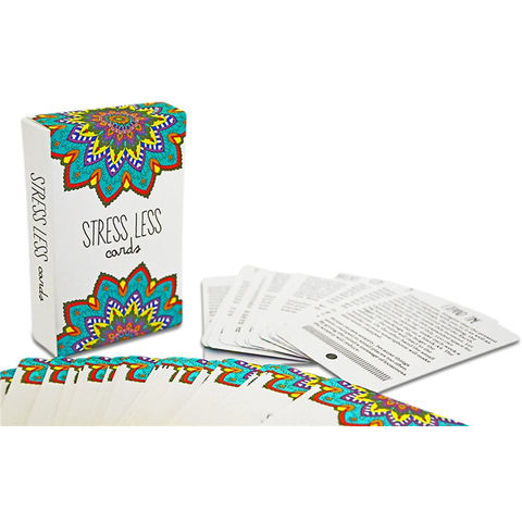 China Stress Less Cards 50 Mindfulness & Meditation Exercises Helps ...