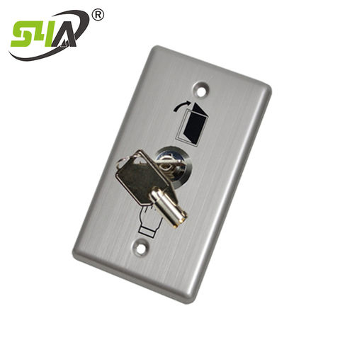 China Stainless steel door release key switch access emergency switch ...