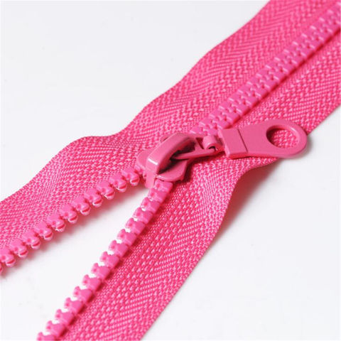 China Resin split - end plastic zipper plastic teeth injection - molded ...