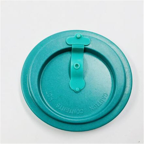 China Reusable and dishwasher safe bamboo fiber coffee cup lid stopper ...