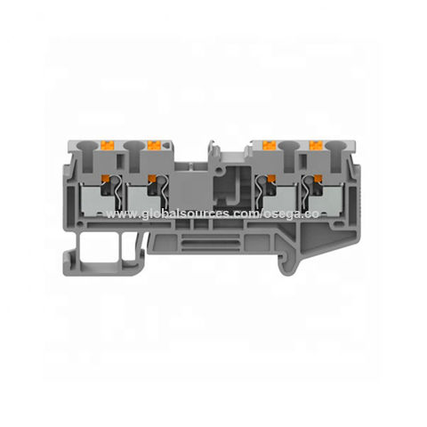 China Factory price 4mm2 Screw type Din rail mounting Electric ...
