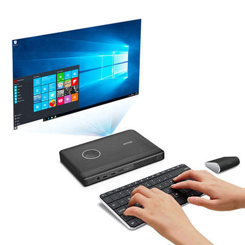 China Portable DLP projector LED light source dual lens focus automatic ...