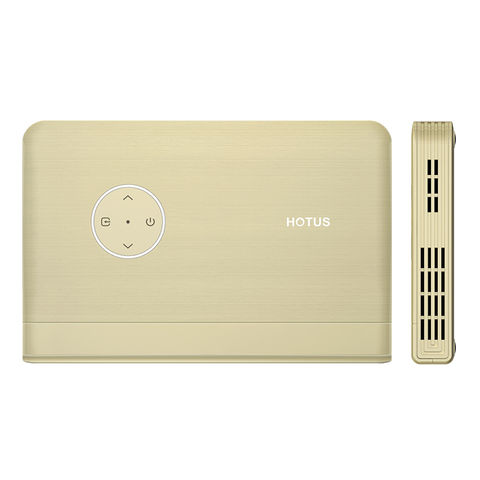 China Portable DLP projector LED light source dual lens focus automatic ...