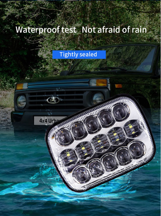 China 6X7 5X7 Inch 45W Motorcycle Led Headlights For Truck Recutangle ...