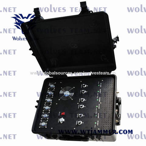 China Military 20-6000 Mhz Vehicle Bomb Jammer Portable Wireless Cell ...