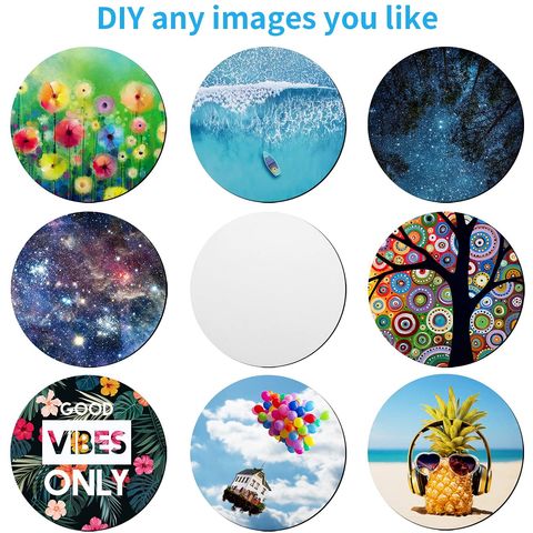 China High Quality Customized Transfer Printing Round Shape Mouse Pad ...