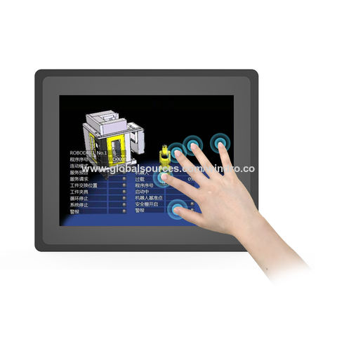 China HMI/ IOT/ Industrial full flat 10 12 15 17 19 21.5 inch LCD touch ...