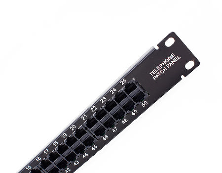 China Cat 3 Patch Panel Telephone 50 Ports on Global Sources,Patch ...