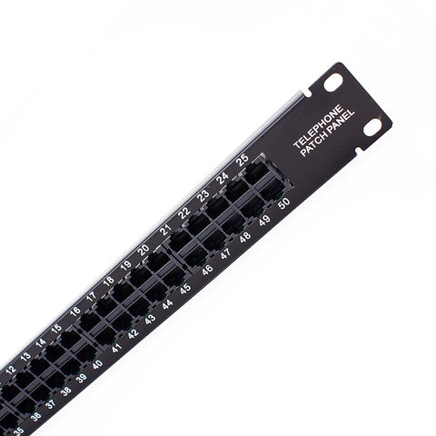 China Cat 3 Patch Panel Telephone 50 Ports on Global Sources,Patch ...