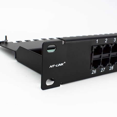 China Cat 3 Patch Panel Telephone 50 Ports on Global Sources,Patch ...