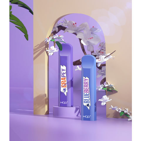 China Factory price HQD 300 puffs cuvie 1.25 ml liquid capacity 300 mah ...