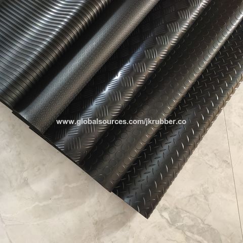 China Rubber Garage Floor Mats Diamond Pattern Rubber Flooring Durable ...