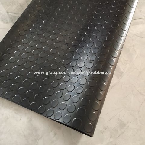 China Rubber flooring mat with different pattern stud/coin rubber mat ...
