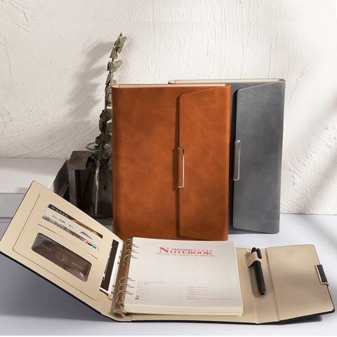 China Ring Binding Magnet Closure Notebook, High Quality Business ...